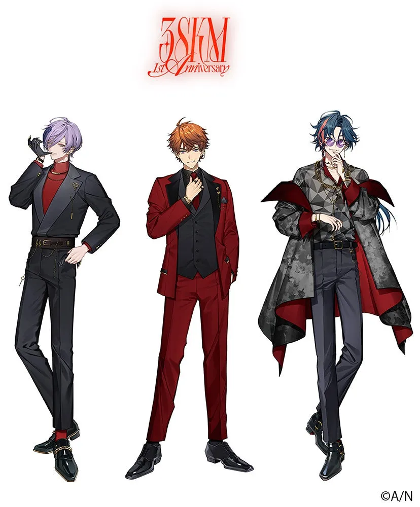 VTuberユニット3SKMが1周年を迎える記念フェアをアニメイトで開催！ - サードニュース