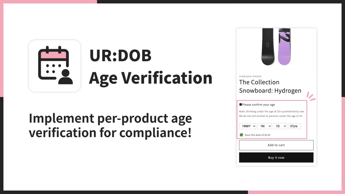 福岡のUnReactがリリースした年齢確認アプリ：UR:DOB Age Verification - サードニュース