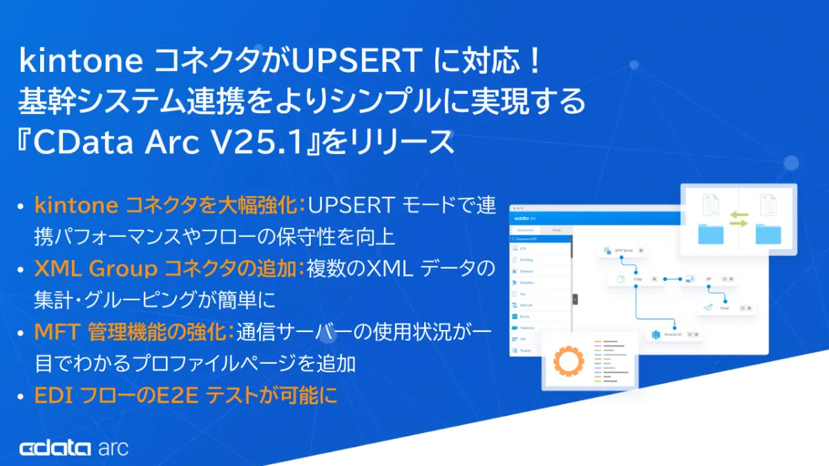 新機能満載！CData Arc V25.1がデータ連携をさらに進化させる - サードニュース