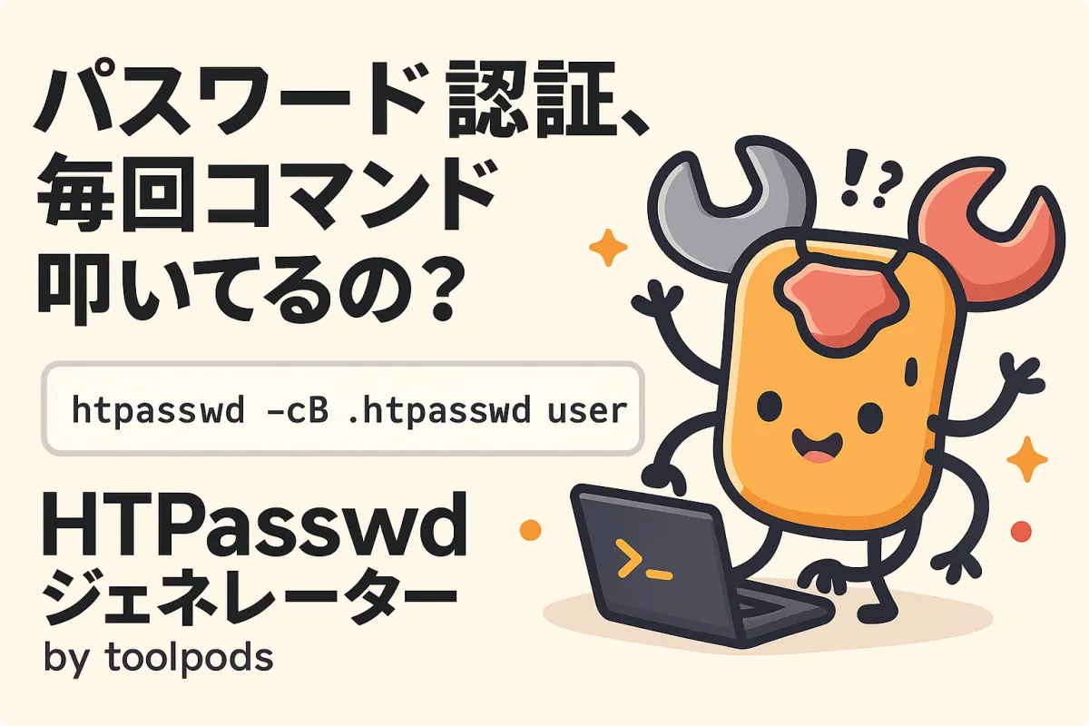 Apache認証をシンプルに管理するHTPasswdジェネレーターの魅力とは - サードニュース