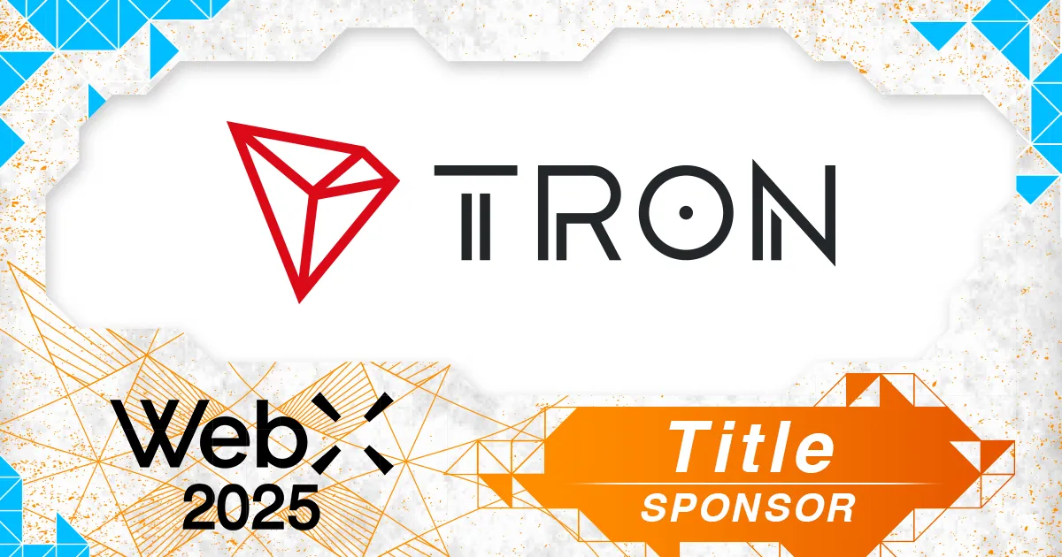 TRONがWeb3カンファレンス「WebX」のタイトルスポンサーに就任、未来のブロックチェーンを語る - サードニュース