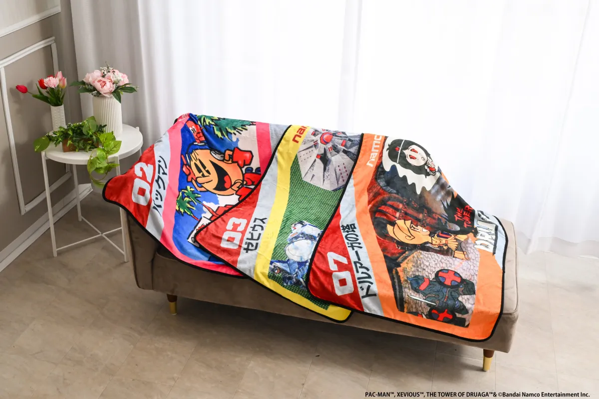 Classic Game Blankets Featuring PAC-MAN, Xevious, and The Tower of Druaga to Launch in 2026 ...